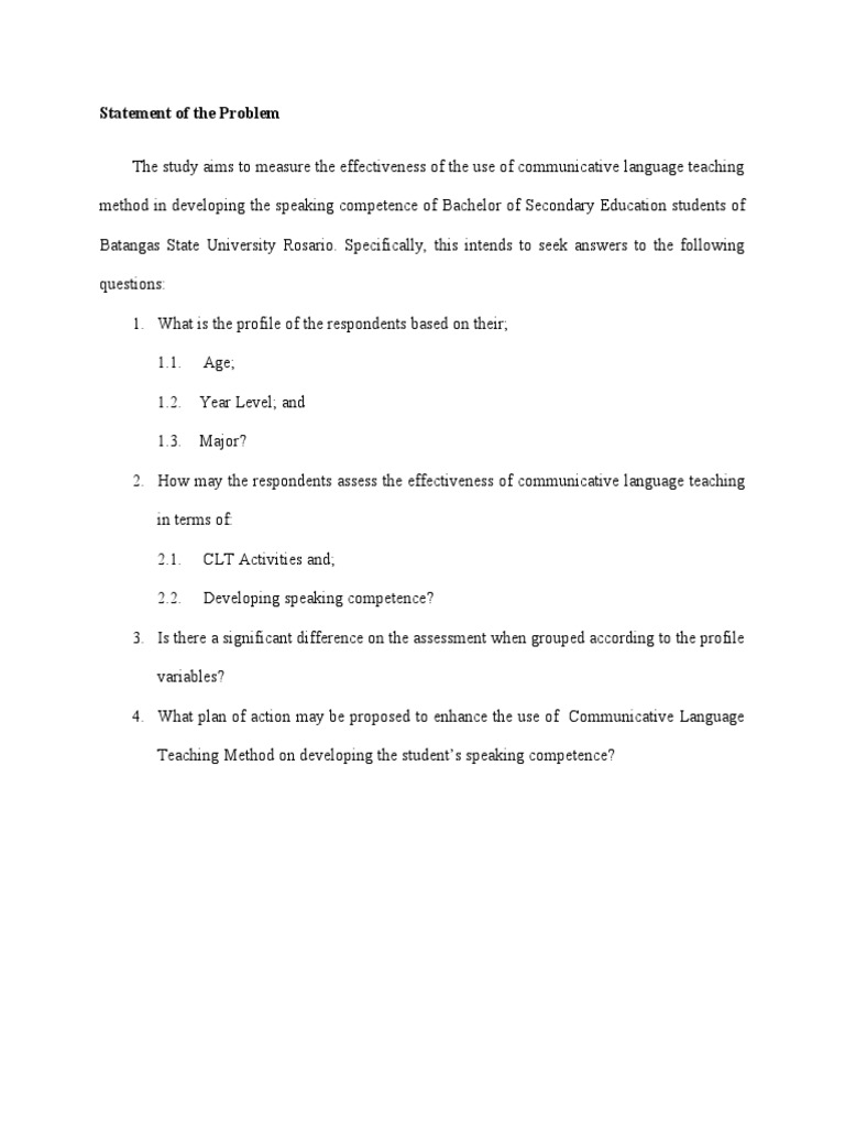 Sample Survey Questions | PDF | Speech | Communication