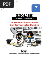 English: Quarter 1 - Module 7: Using Phrases, Clauses and Sentences ...