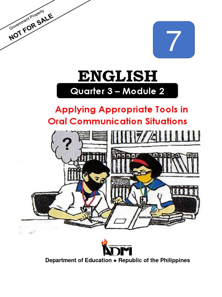 English7 Q3 M2 v4 | PDF | Speech | Gesture