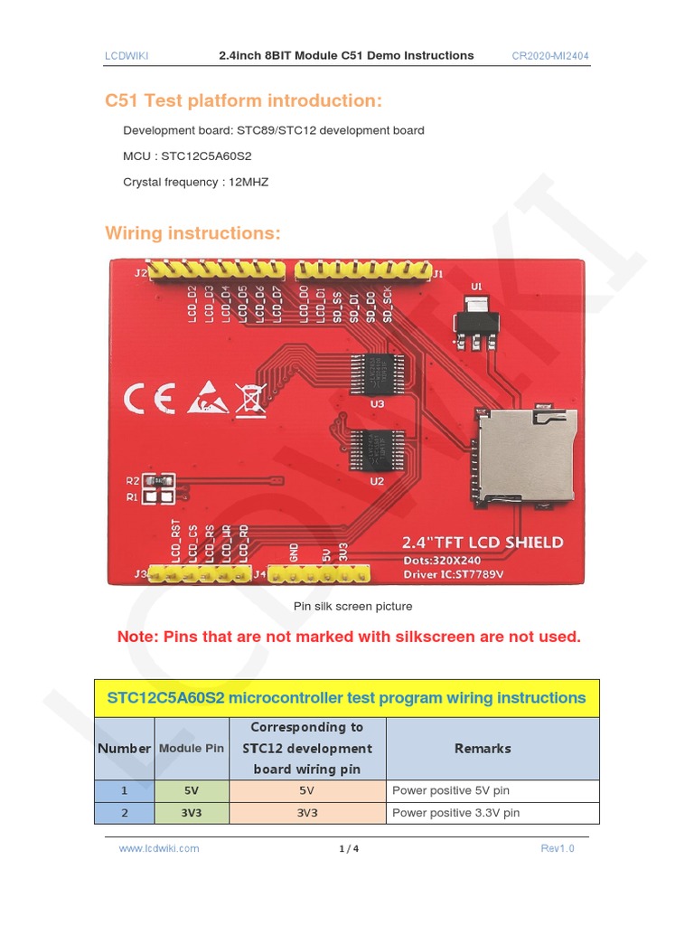 C51 Test Platform Introduction | PDF | Microcontroller | Electrical ...