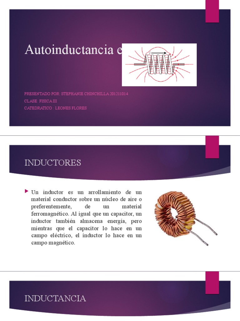Autoinductancia e Inductores | PDF