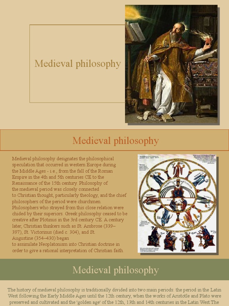 Medieval Philosophy | PDF | Medieval Philosophy | Cultural Anthropology