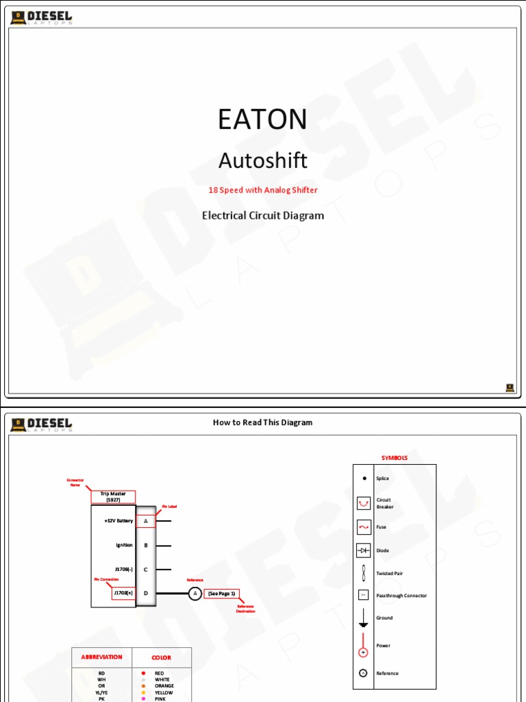 Eaton - Gen 3 (Auto & UltraShift) .18 Speed With Analog Shifter ...