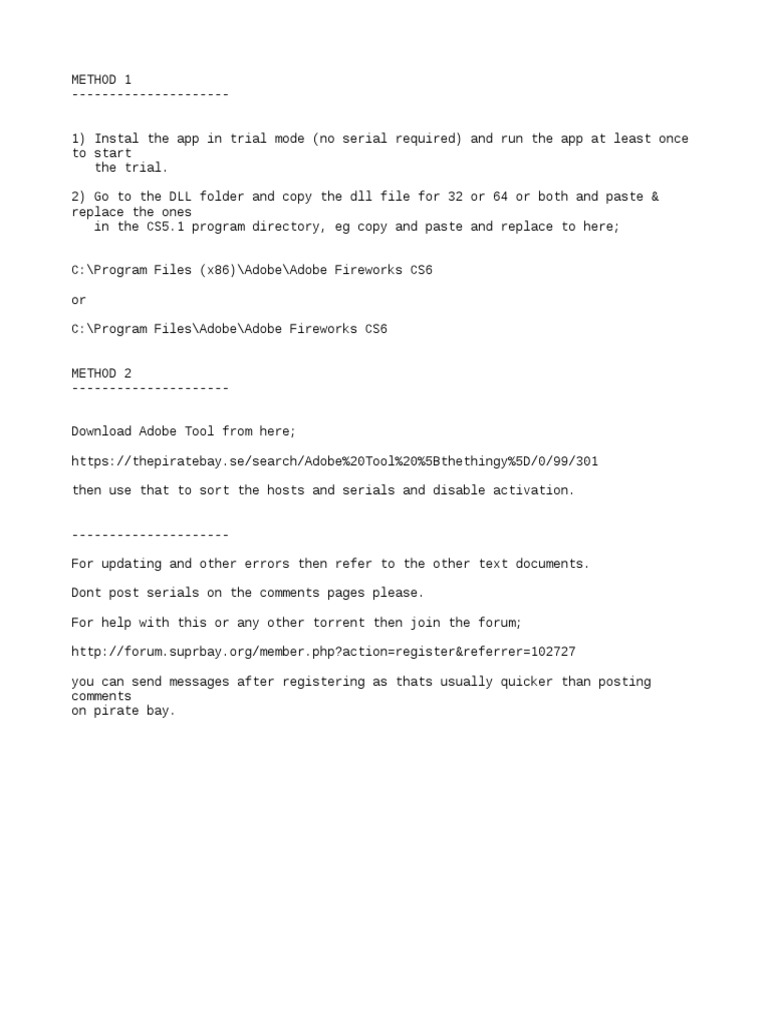 Installing Instructions | PDF