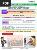 Sesión EPT - IESFA | PDF | Aprendizaje | Maestros