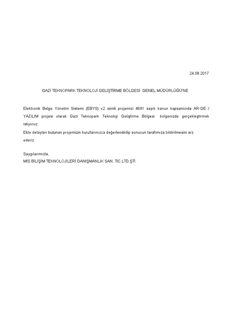 Proje Bilgi Formu | PDF