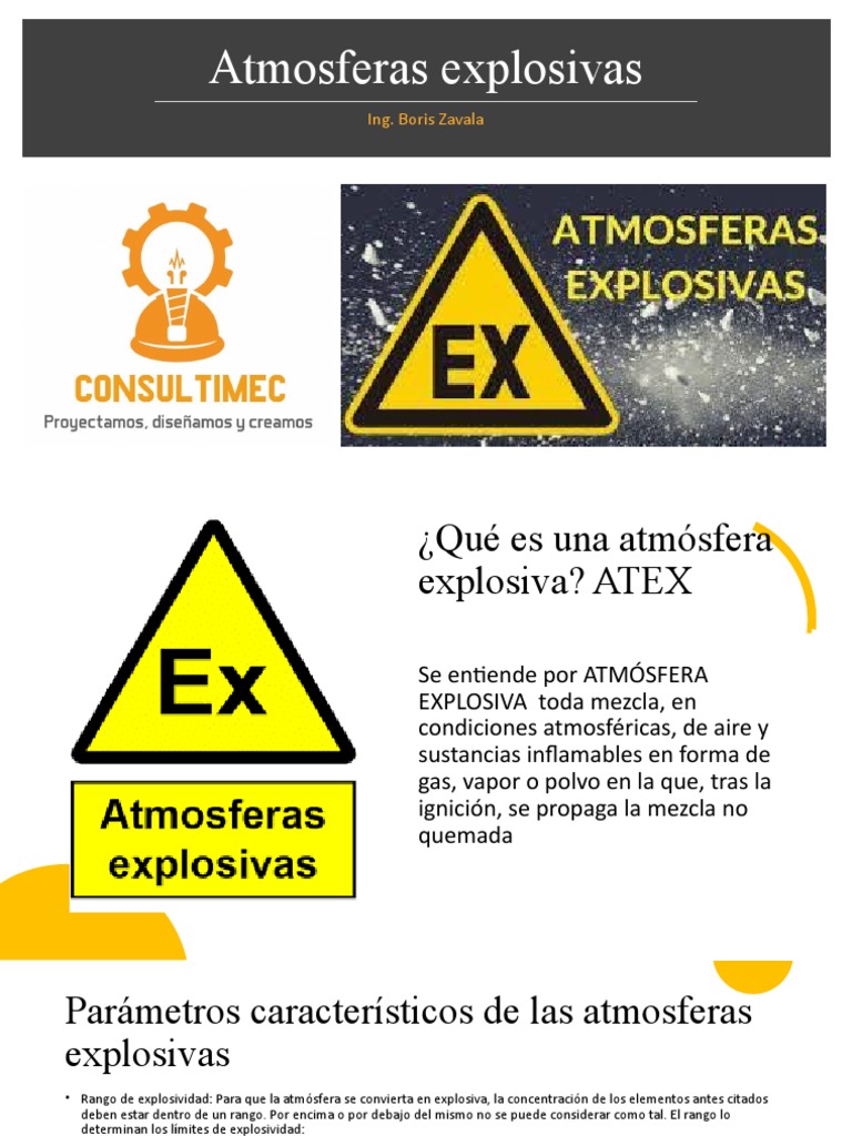 Atmosferas Explosivas | PDF | Combustión | Química