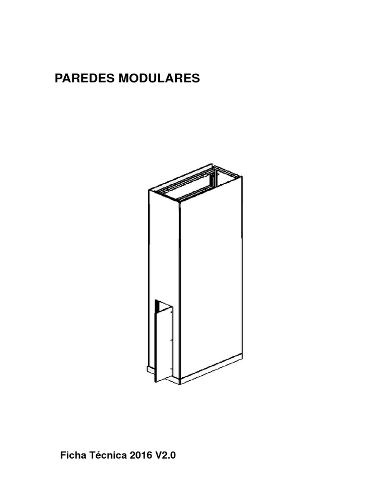 Paredes Modulares Desmontables y Funcionales | PDF