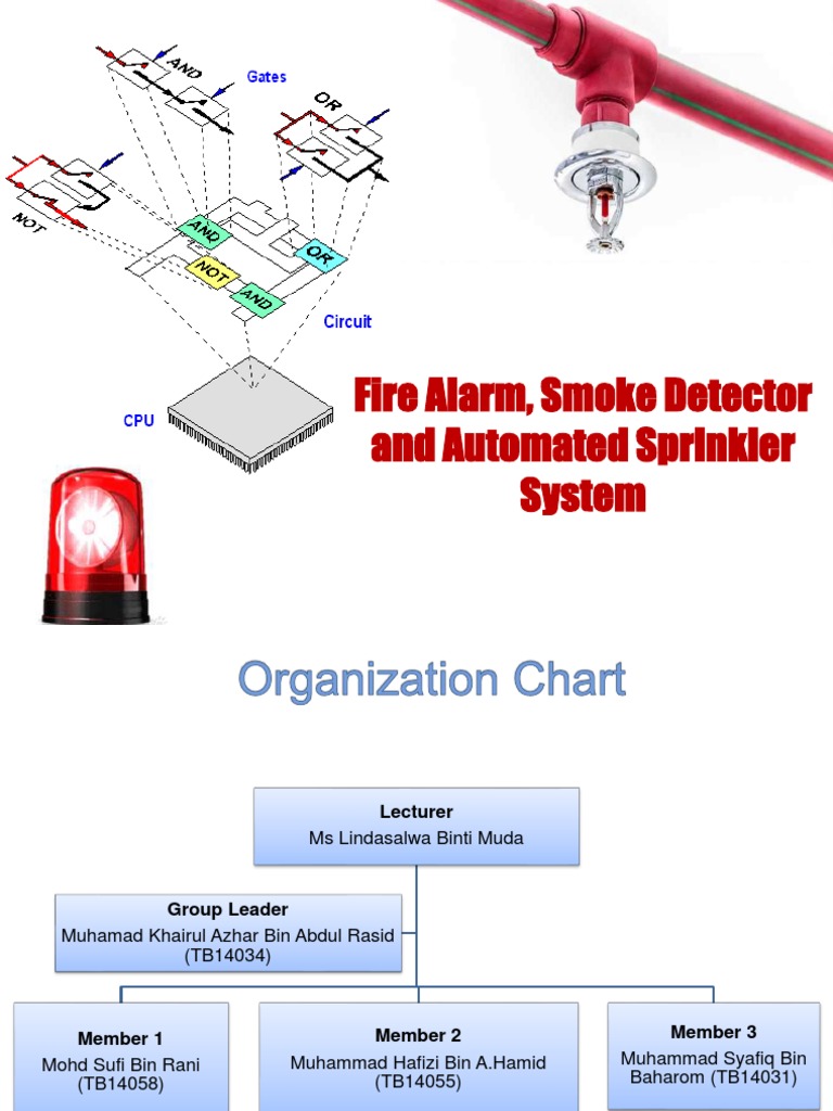Fire Alarm Smoke Detector & Sprinkler | PDF | Computer Engineering ...