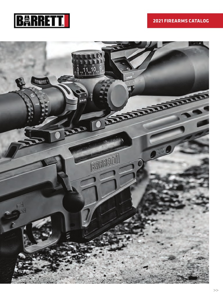 BARRETT 2021 Firearm Catalog REV1 | PDF | Gun Barrel | Rifle