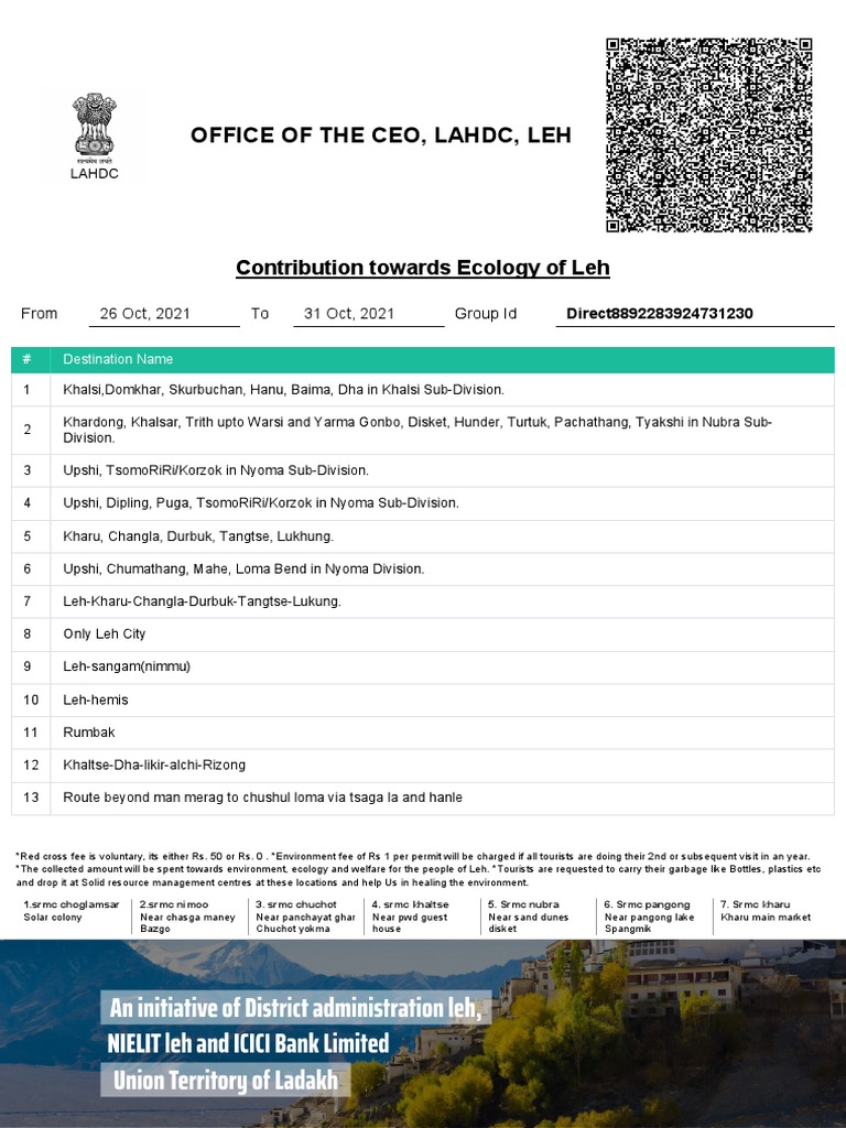 Office of The Ceo, Lahdc, Leh | PDF