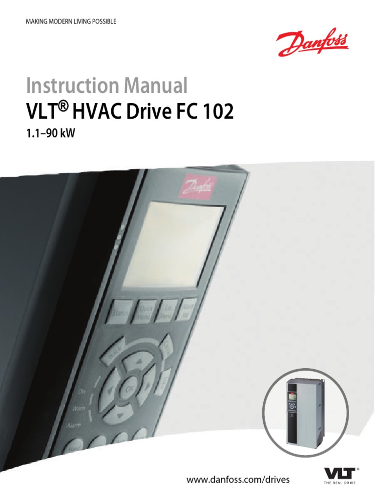Instruction Manual: VLT HVAC Drive FC 102 | PDF | Power Supply ...