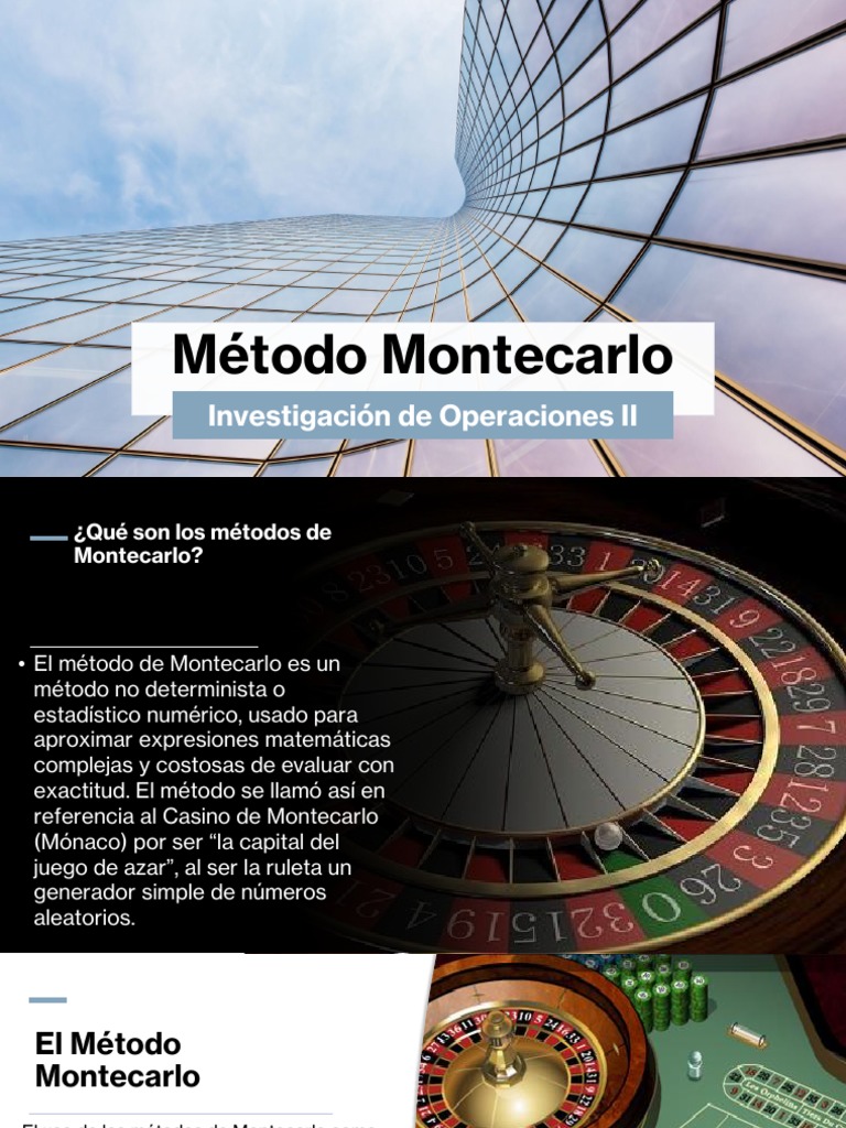 3 Método Montecarlo | PDF | Método Monte Carlo | Estadísticas