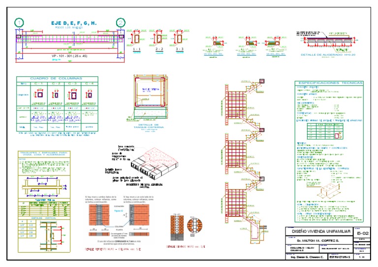 02 Estructuras Escaleras A1 | PDF