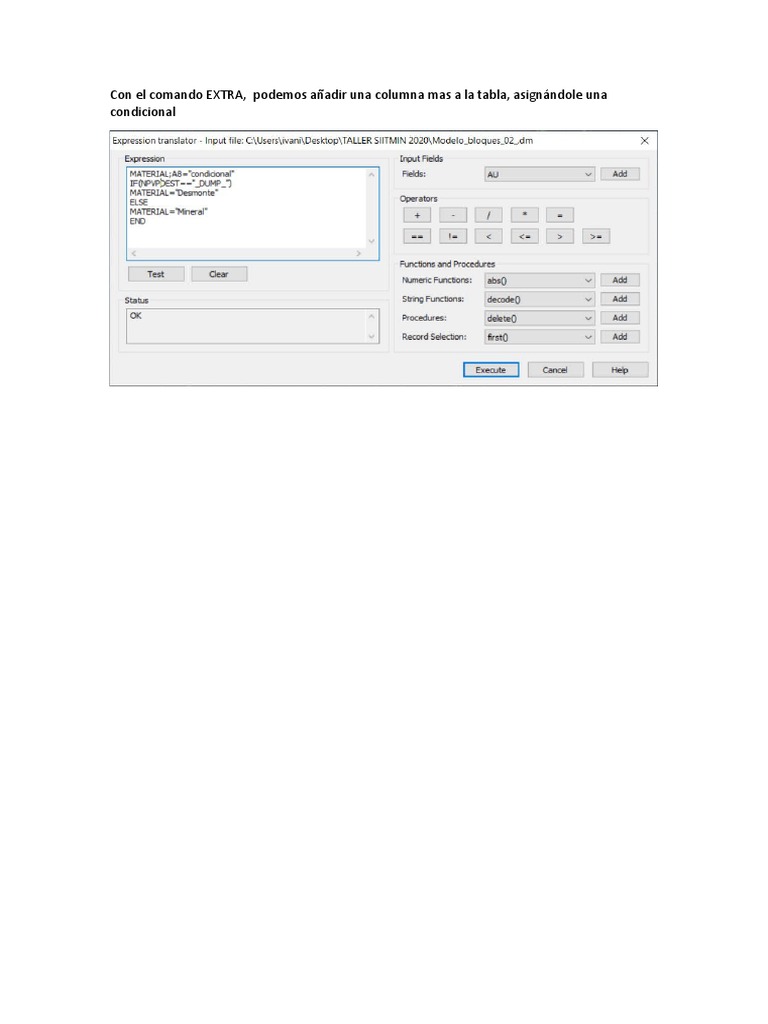 Manual Datamine Studio OP | PDF | Informática | Software