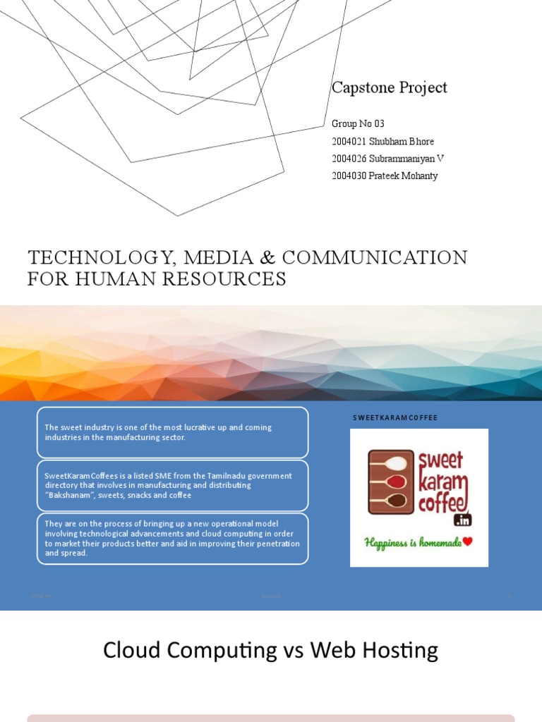 Group 3 - Capstone Project - TMCHR | PDF | Cloud Computing | Software ...