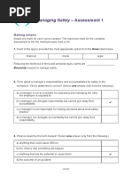 IOSH Risk Assessment Example 1 | PDF | Risk | Workplace