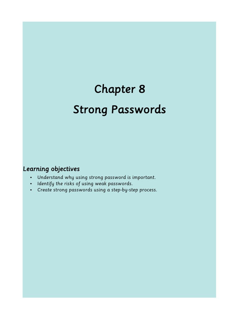The Importance of Strong Passwords: A Guide to Creating Secure ...