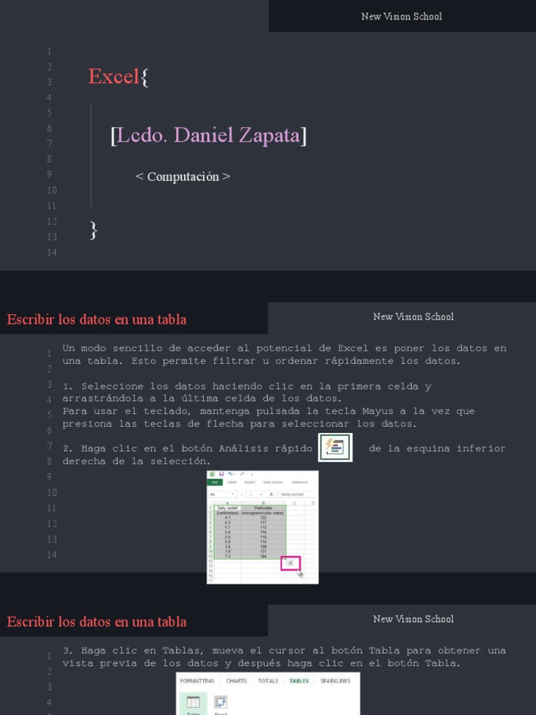 EXCEL - 2do 2C-2U | PDF | Informática | Software