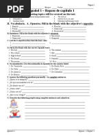 Spanish Worksheet - Emotions | PDF