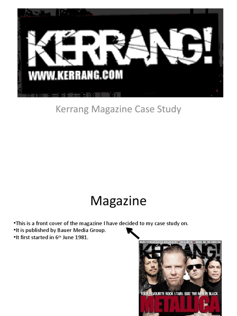 Kerrang Case Study | PDF | World Wide Web | Internet & Web Kerrang Case Study | PDF | World Wide Web | Internet & Web