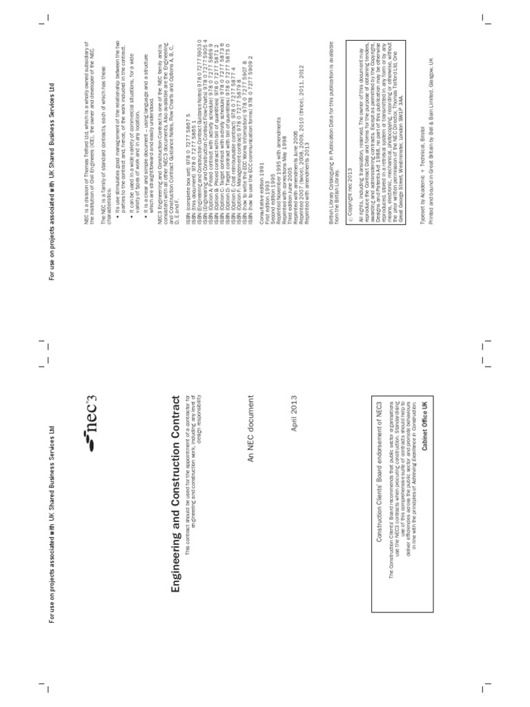 Nec Contract | PDF | Economies | Engineering