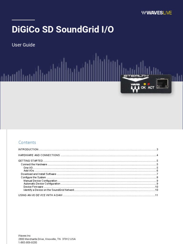 Digico SD SG Io User Guide v2 | PDF | Computer Network | Input/Output