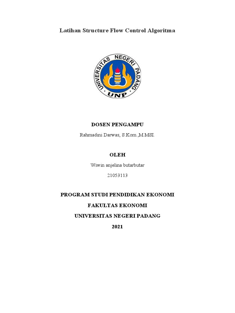 Latihan Structure Flow Control Algoritma | PDF