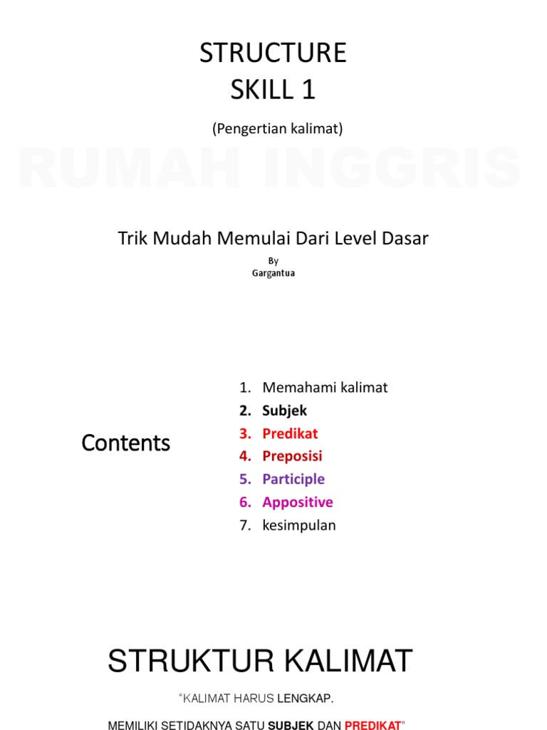 Modul Skill 1 | Download Free PDF | Syntax | Linguistic Morphology