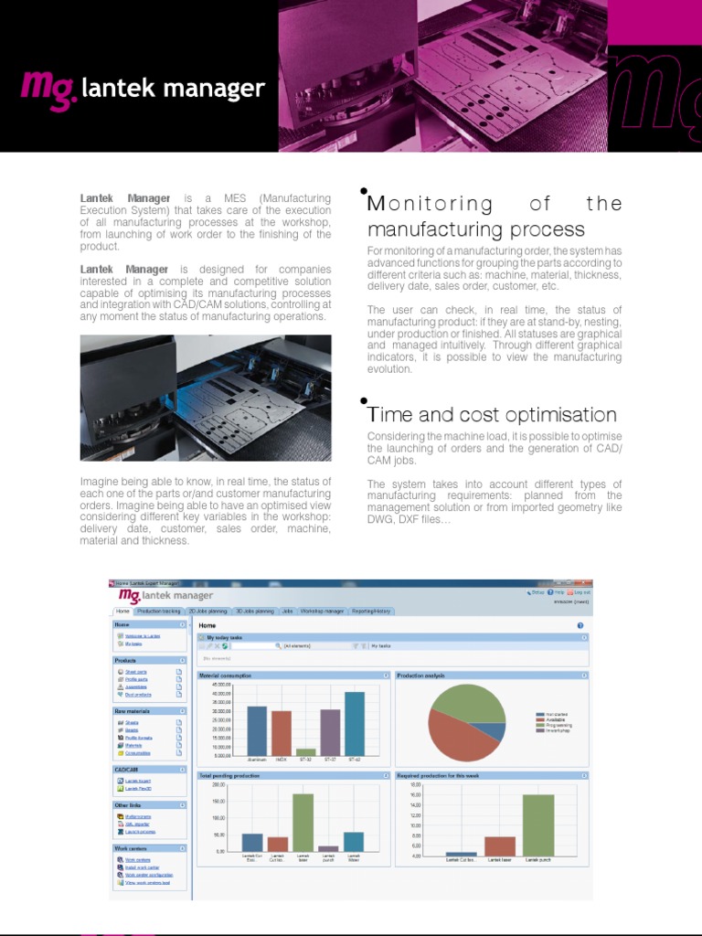 Lantek Manager 1p (EN-UK) | PDF | Computer Aided Design | Business