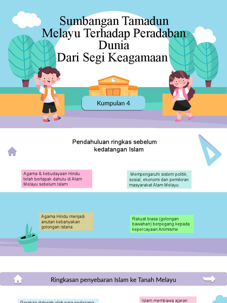 MPU 3052 Slide Tamadun Melayu (Agama) | PDF