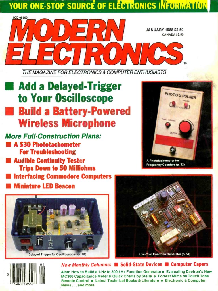 Modern Electronics 1988 01 | Download Free PDF | Electrical Connector ...