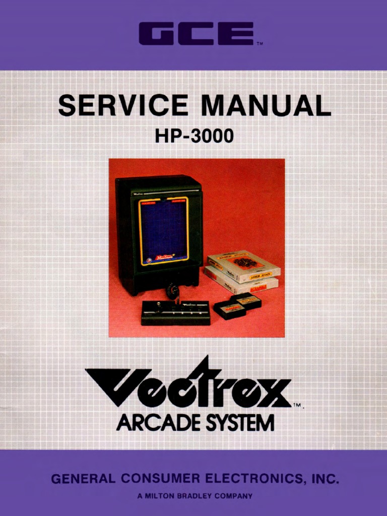 Vectrex Service Manual | PDF | Microprocessor | Amplifier