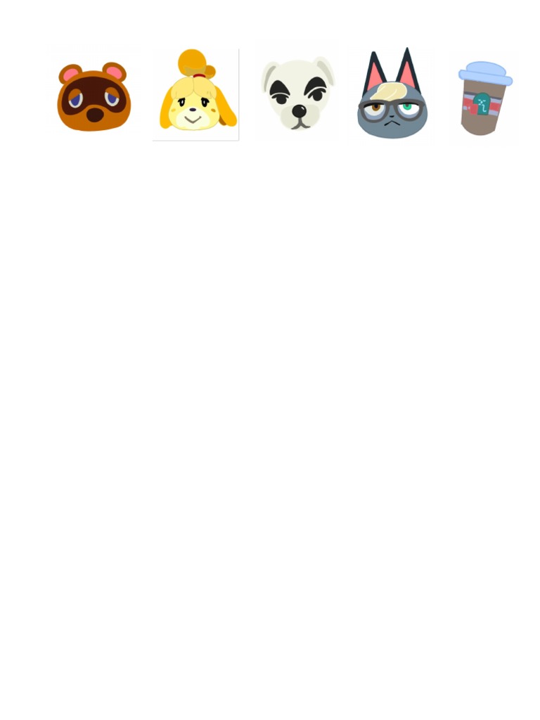 Animal Crossing Sticker Designs | PDF