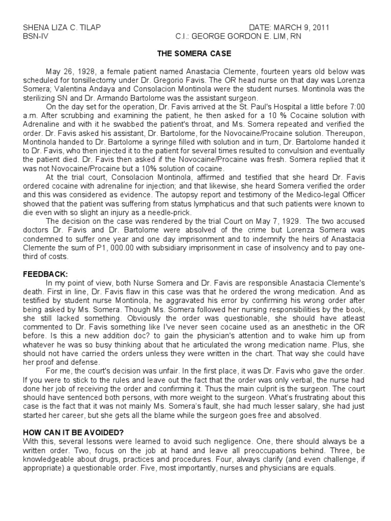 Somera Case | PDF | Violence