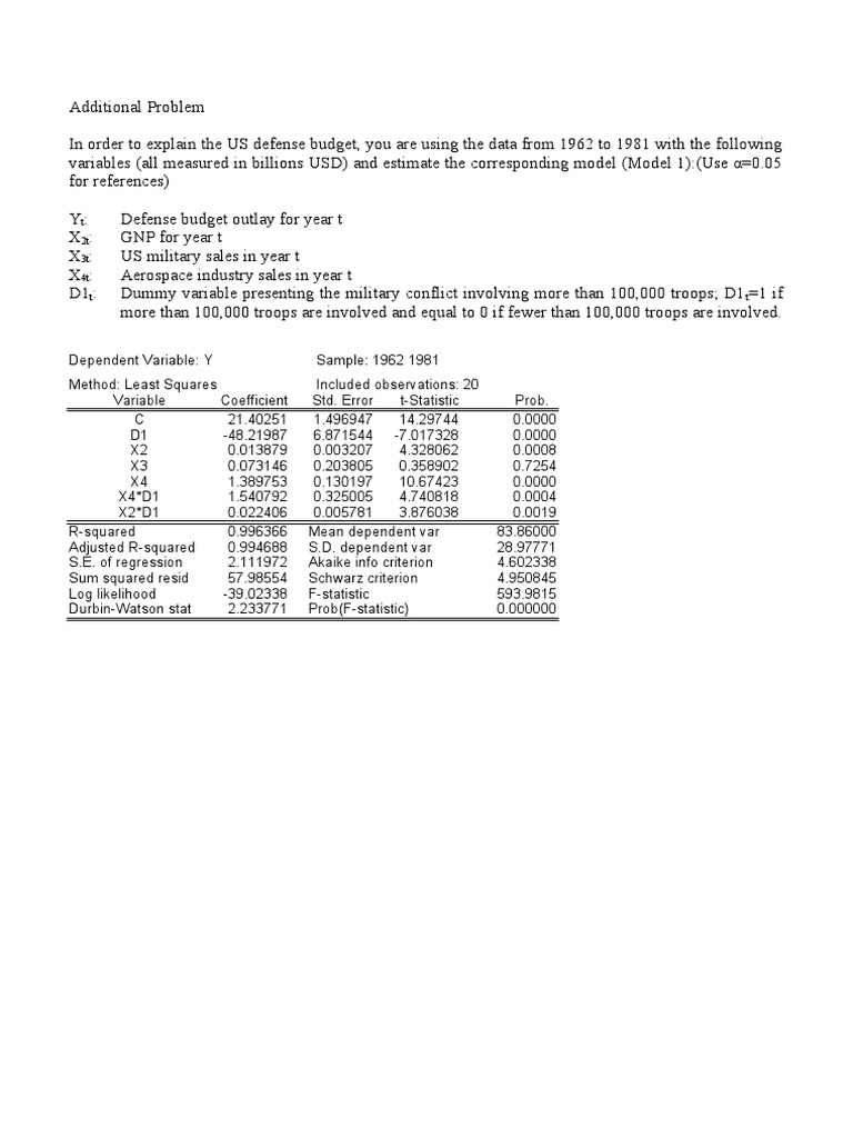 Additional Problem | PDF | Errors And Residuals | Applied Mathematics