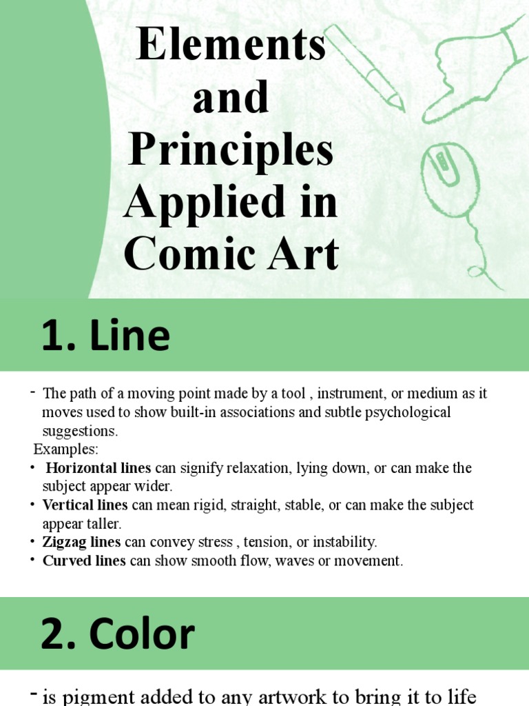 Elements and Principles Applied in Comic Art | Download Free PDF ...