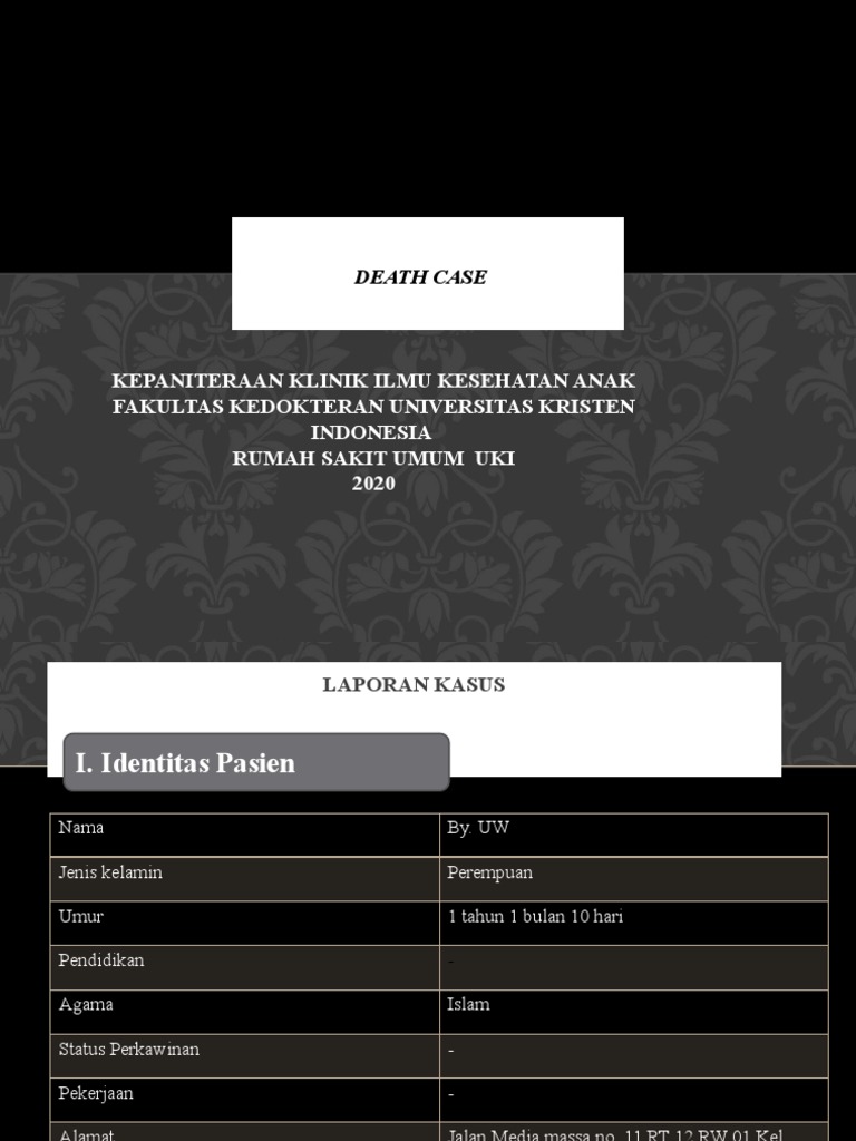 Laporan Kasus Kejang pada Anak 1 Tahun | PDF