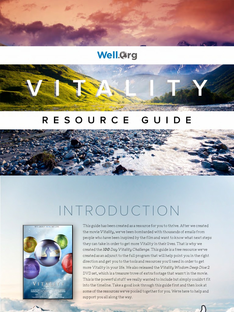 Vitality Resource Guide | PDF | Sucrose | Probiotic