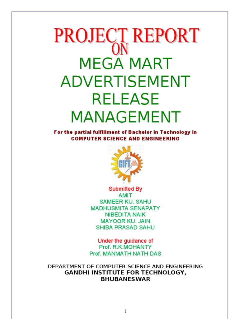 Mega Mart Project | PDF | Databases | Html