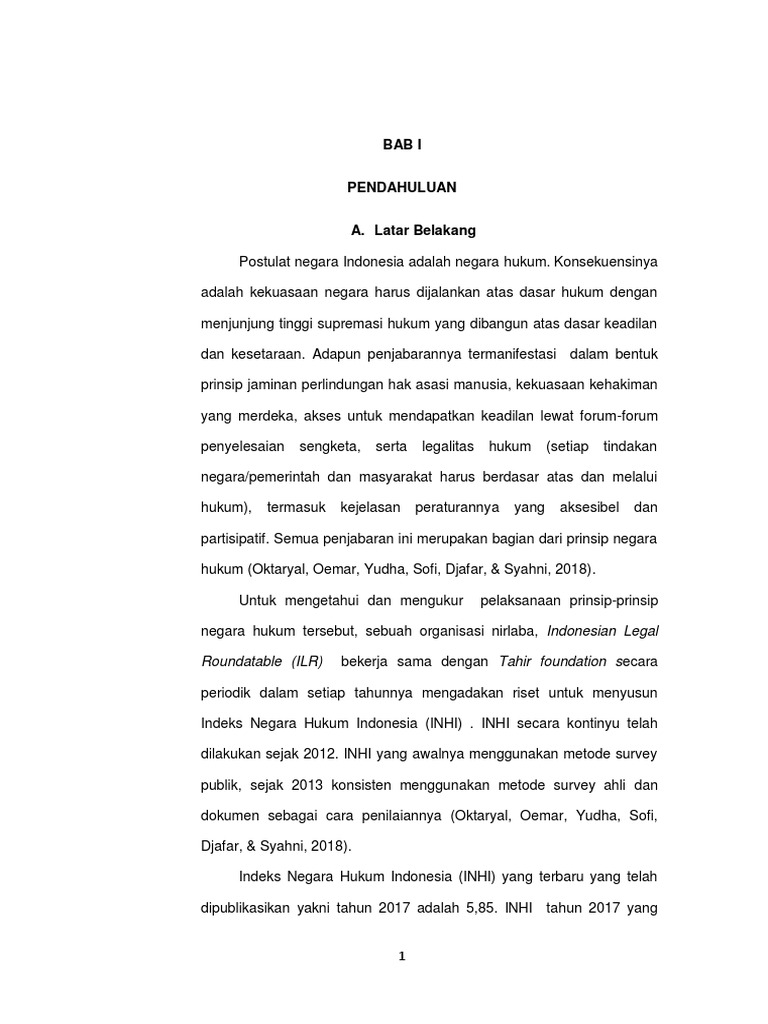 Indeks Hukum Indonesia dan OMB | PDF