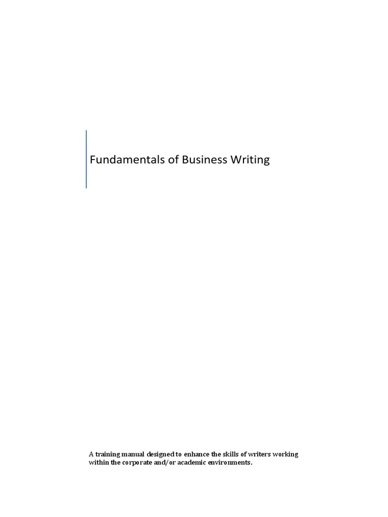Fundamentals of Business Writing | PDF | Comma | Bracket