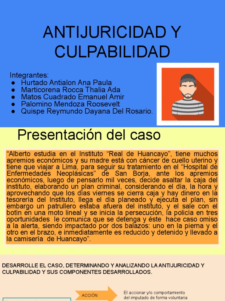 Culpabilidad y Antijuricidad | PDF | Derecho penal | Justicia penal