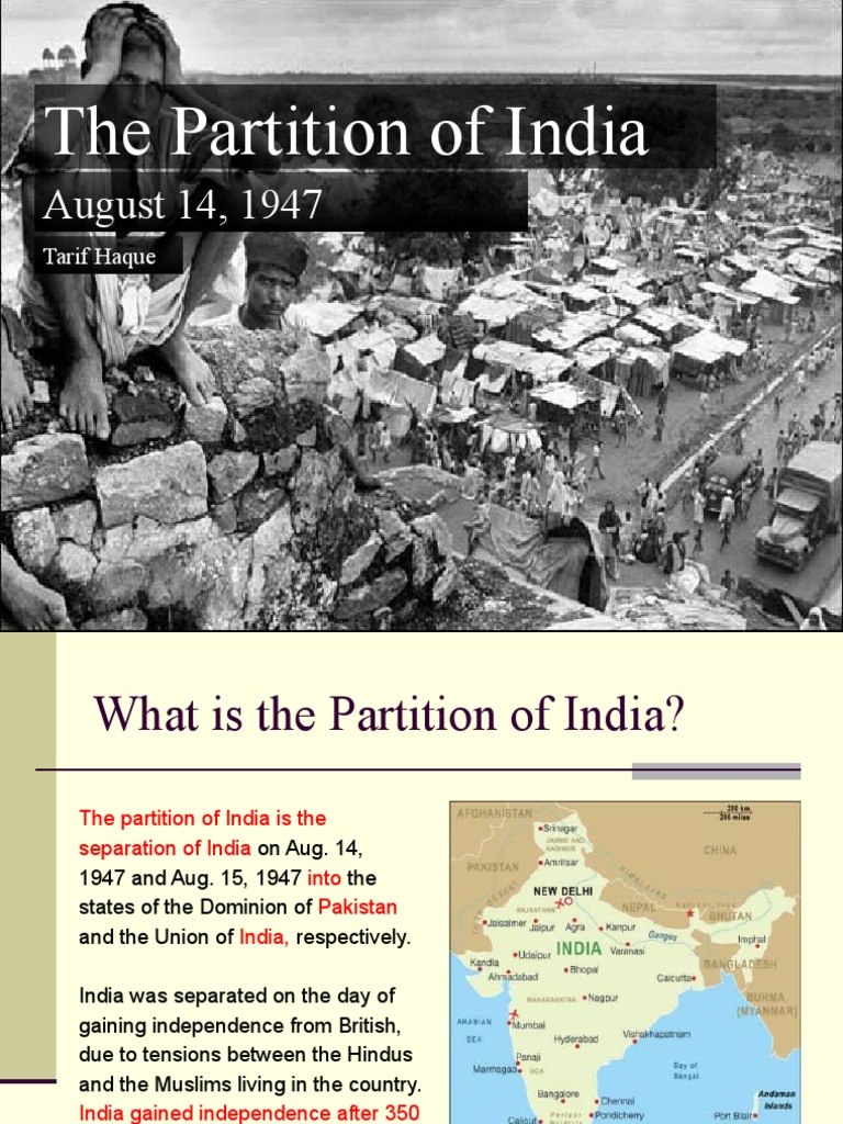 India’s Independence and Partition Overview | PDF | Partition Of India ...