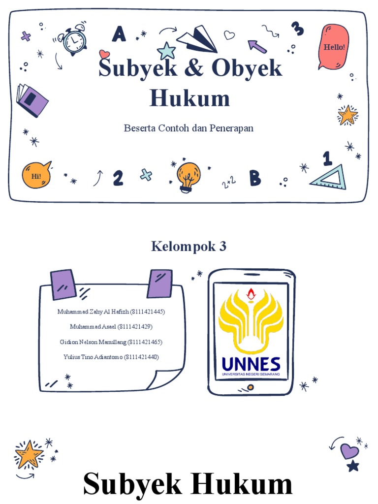 Subyek dan Objek Hukum: Penjelasan Dasar | PDF