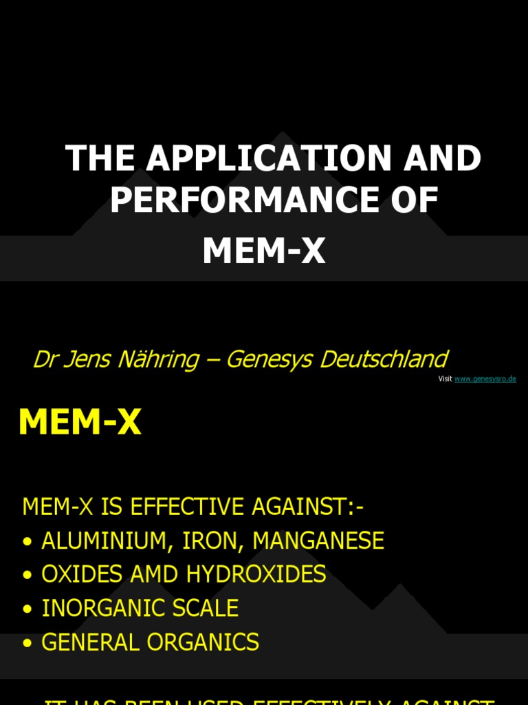 MEM-X The Power of Cleaning | PDF | Sodium Hydroxide | Nitric Acid