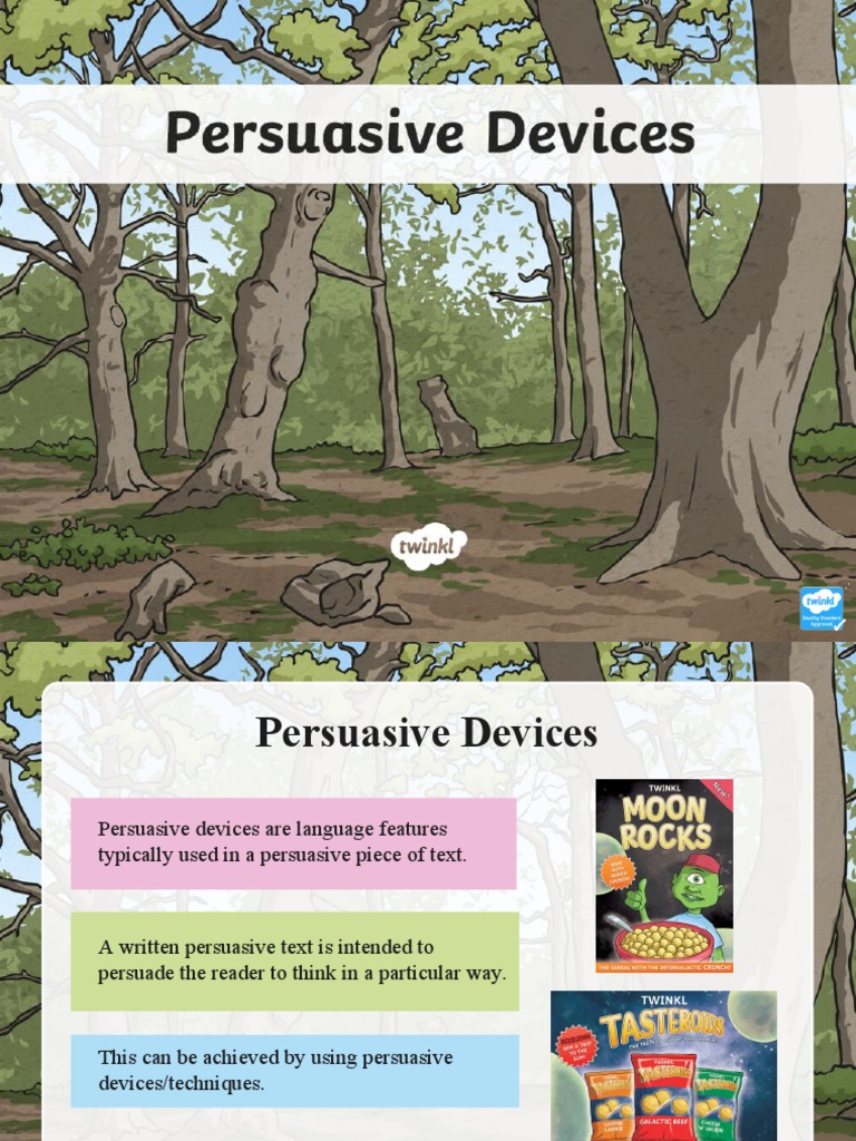 Au t2 e 3536 Years 36 Persuasive Devices Powerpoint English Ver 2 | PDF ...
