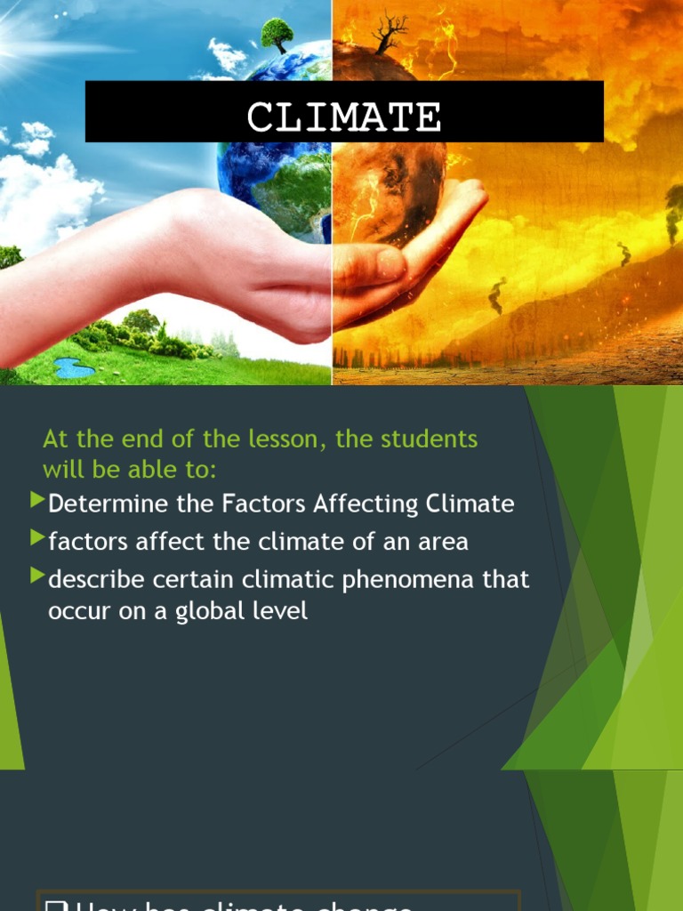 Lesson 9 Climate | PDF | Climate | Precipitation