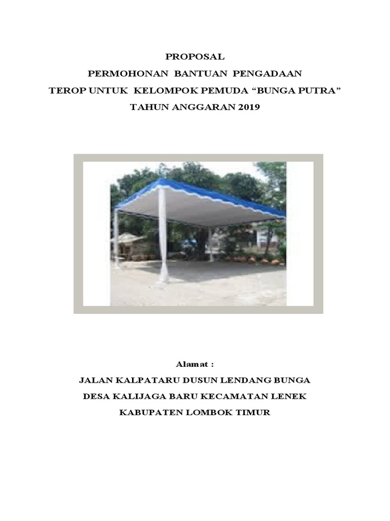 Proposal Tenda | PDF