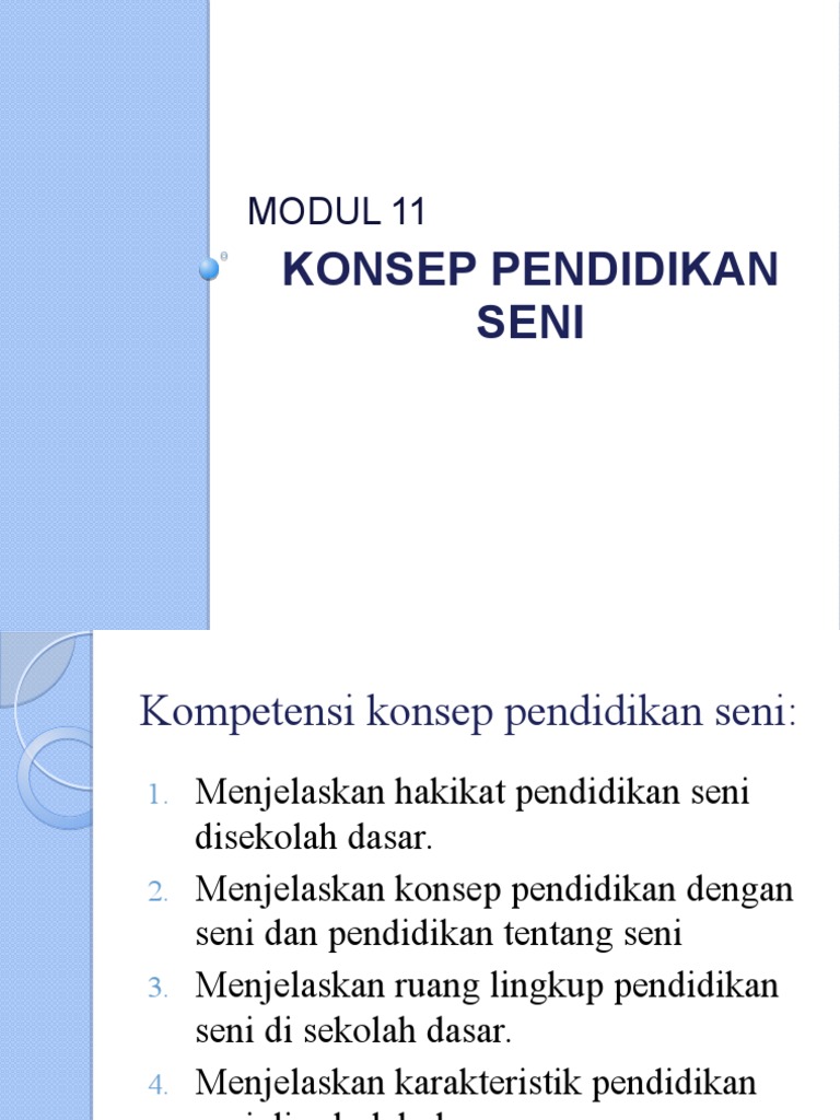 Konsep Pendidikan Seni | PDF